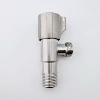 China Brushed SS 201 Angle Stop Valve For Household Drinking 3/4 Inch for sale