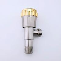 China Pipe Connection Kitchen Angle Stop Manual Control 3/4 3/8 Inch for sale