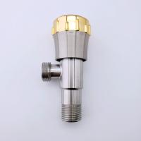 China Pipe Connection Kitchen Angle Stop Manual Control 3/4 3/8 Inch for sale
