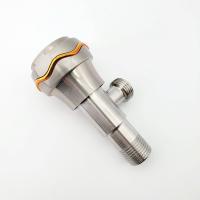 China Bathroom Basin Stainless Steel Angle Valve 1 Way SUS 201 Angle Valve for sale