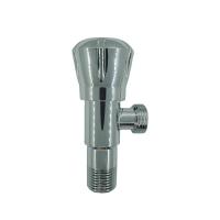 China Polished Plated 90 Degree Angle Valve 1 2 X 3 8 Dual Outlet for sale