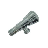 China Polished Plated 90 Degree Angle Valve 1 2 X 3 8 Dual Outlet for sale