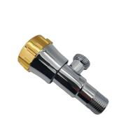 China SS201 Faucet Angle Valve Cold Hot Water Right Angle Valve for sale