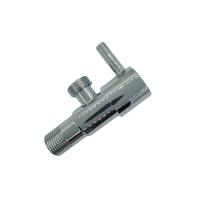 China 201 Plating Faucet Angle Valve Sanitary Ware Basin Angle Valve For Lavatory for sale