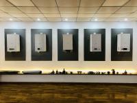 China 220V High Efficiency Wall Hung Gas Boiler 24KW Wall Hung Combi Boiler for sale