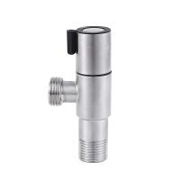 China Good Quality Safety Brushed Color Two-Way 304 Angle Valve for sale