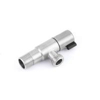 China Good Quality Safety Brushed Color Two-Way 304 Angle Valve for sale