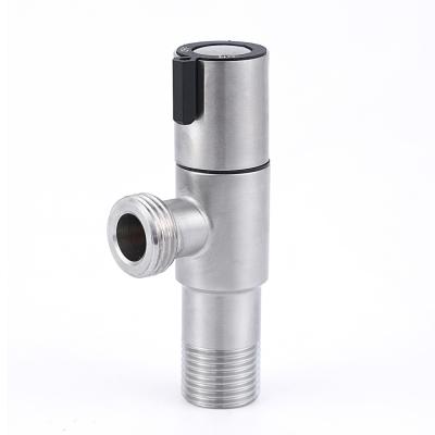 China Good Quality Safety Brushed Color Two-Way 304 Angle Valve for sale