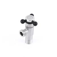 China Good Quality Safety Brushed Color Two-Way 304 Angle Valve for sale