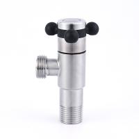 China Good Quality Safety Brushed Color Two-Way 304 Angle Valve for sale