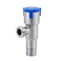 China 175g Faucet Angle Valve For Kitchen SS304 Brushed Shut Off for sale
