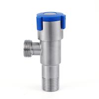 China 175g Faucet Angle Valve For Kitchen SS304 Brushed Shut Off for sale