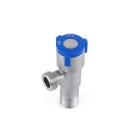 China 175g Faucet Angle Valve For Kitchen SS304 Brushed Shut Off for sale