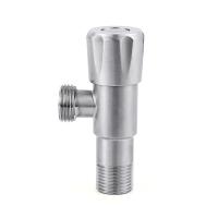 China Customized Standard Sanitary Angle Valve 170g Brushed Iron for sale
