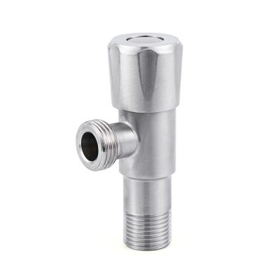 China Customized Standard Sanitary Angle Valve 170g Brushed Iron for sale