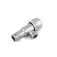 China Brushed Faucet Angle Valve For Toilets Ice Maker 1/2