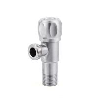 China Brushed Faucet Angle Valve For Toilets Ice Maker 1/2