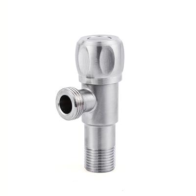 China Brushed Faucet Angle Valve For Toilets Ice Maker 1/2