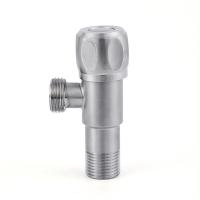 China Brushed Faucet Angle Valve For Toilets Ice Maker 1/2