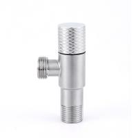 China Hydronic Heating SS304 Brushed Angle Valve Toilet Angle Stop Easy Installation for sale