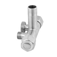 China Bathroom Basin Dual Angle Valve 3 4 With High Temperature Resistance 130g for sale