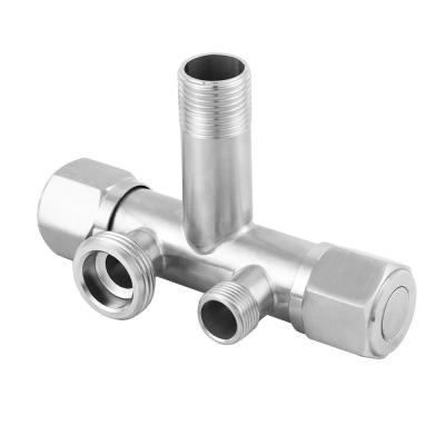China Bathroom Basin Dual Angle Valve 3 4 With High Temperature Resistance 130g for sale