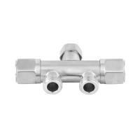 China Stainless Steel 2 Way Angle Valve 3 8 HPB 57-3 1 2 X 3 8 Angle Valve for sale