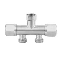 China Stainless Steel 2 Way Angle Valve 3 8 HPB 57-3 1 2 X 3 8 Angle Valve for sale