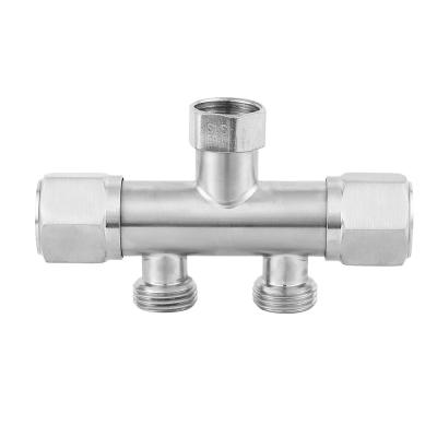 China Stainless Steel 2 Way Angle Valve 3 8 HPB 57-3 1 2 X 3 8 Angle Valve for sale