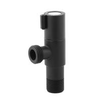 China 125 PSI SS304 Brushed Angle Valve For Lavatory Toilet Water Supply 10*5.5*3.5 for sale