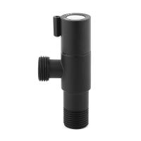 China 125 PSI SS304 Brushed Angle Valve For Lavatory Toilet Water Supply 10*5.5*3.5 for sale