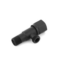 China Compression SS304 Brushed Angle Valve 200 Degree F PEX Copper CPVC PE-RT for sale
