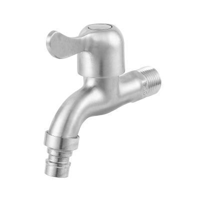 China SUS304 Quarter Turn Angle Stop Valve High Temperature Single Faucet Tap for sale