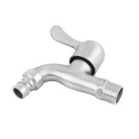 China SUS304 Quarter Turn Angle Stop Valve High Temperature Single Faucet Tap for sale