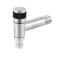 China Manual SS304 Brushed Angle Valve For Geyser 1/2