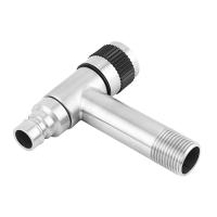 China Manual SS304 Brushed Angle Valve For Geyser 1/2