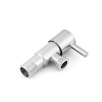 China Toilet Kitchen Pex Angle Stop Valve Hot Cold Water Manual Control 170g for sale