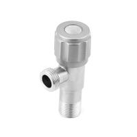 China Multi Turn Bathroom Sink Angle Stop Valve Stainless Steel for sale