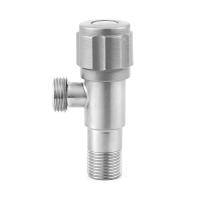 China Multi Turn Bathroom Sink Angle Stop Valve Stainless Steel for sale
