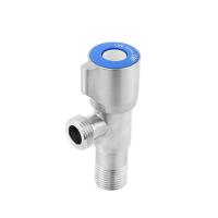 China Drinking Water SS201 Brushed Angle Valve 200 PSI 200F Degree for sale