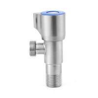 China Drinking Water SS201 Brushed Angle Valve 200 PSI 200F Degree for sale