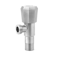 China Professional SS201 Brushed Angle Valve For Sink Corrosion Resistance for sale