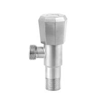 China Professional SS201 Brushed Angle Valve For Sink Corrosion Resistance for sale