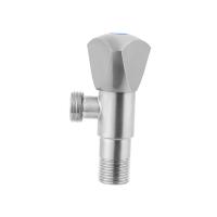 China Household SS201 Brushed Angle Valve Control Water Flow 195g 15mm for sale
