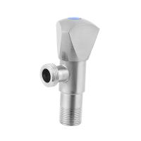 China Household SS201 Brushed Angle Valve Control Water Flow 195g 15mm for sale