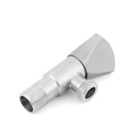 China Household SS201 Brushed Angle Valve Control Water Flow 195g 15mm for sale