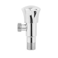 China Water Heater SS201 Plating Angle Valve With Tap Faucet Angle Valve 1/2