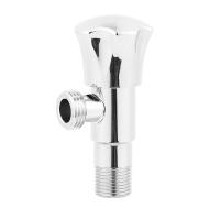 China Water Heater SS201 Plating Angle Valve With Tap Faucet Angle Valve 1/2