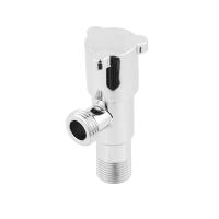China 155g Rotary Toilet Angle Stop Valve 1 Way Male Thread For Kitchen Shower for sale