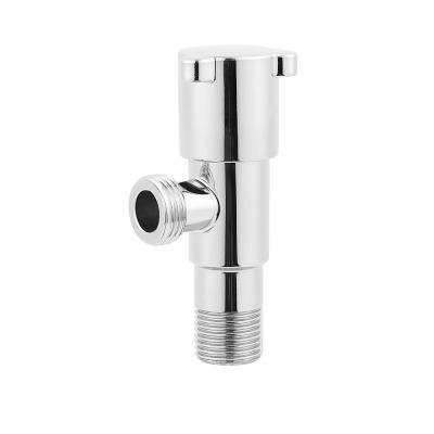 China 155g Rotary Toilet Angle Stop Valve 1 Way Male Thread For Kitchen Shower for sale